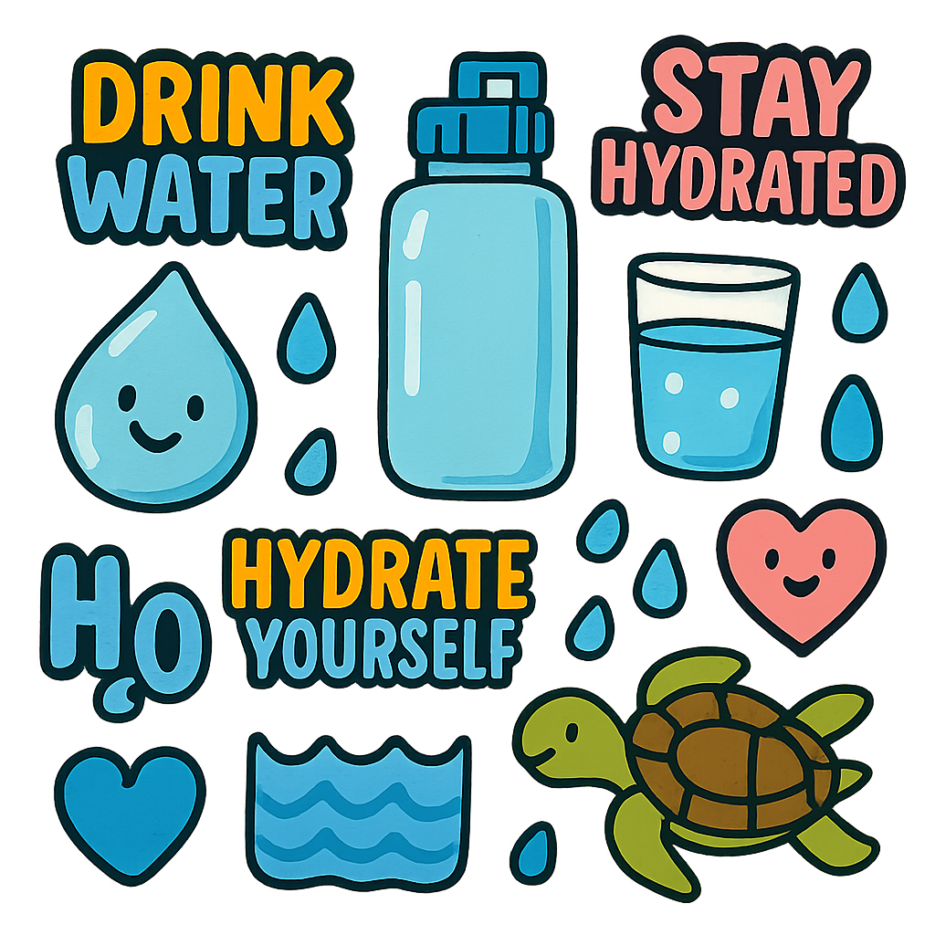 Perfect Size for Water Bottle Sticker Size – Lord of Stickers - Where ...
